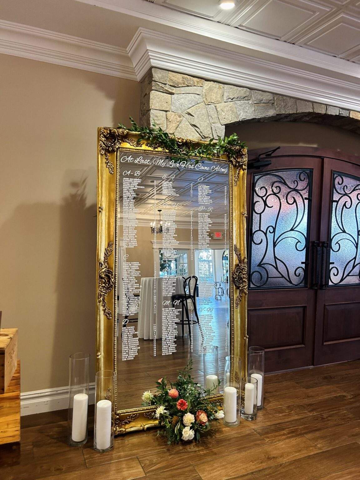 Mirror Guest Seating Charts – Events 2 Remember NJ